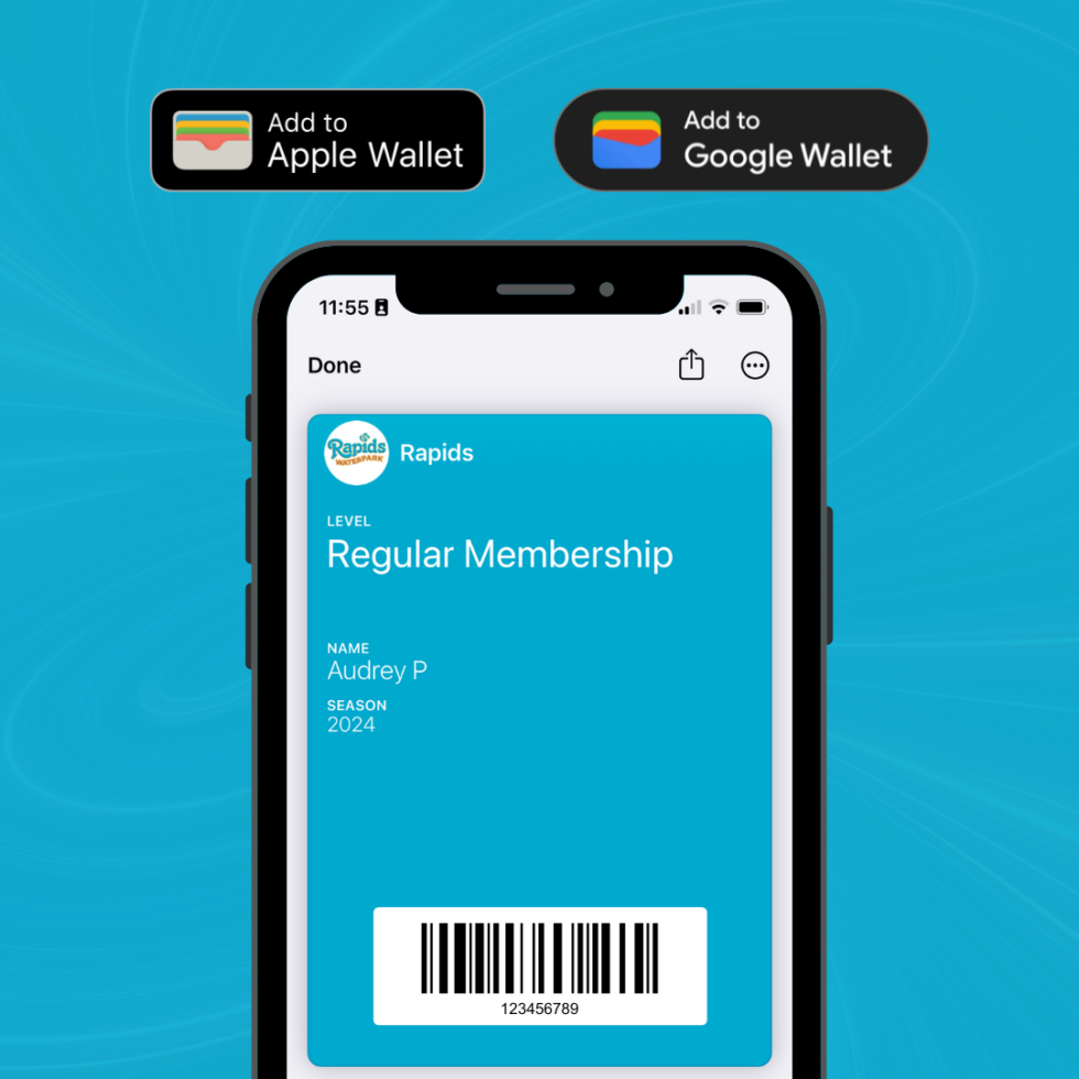 Digital Pass Activation | Rapids Water Park